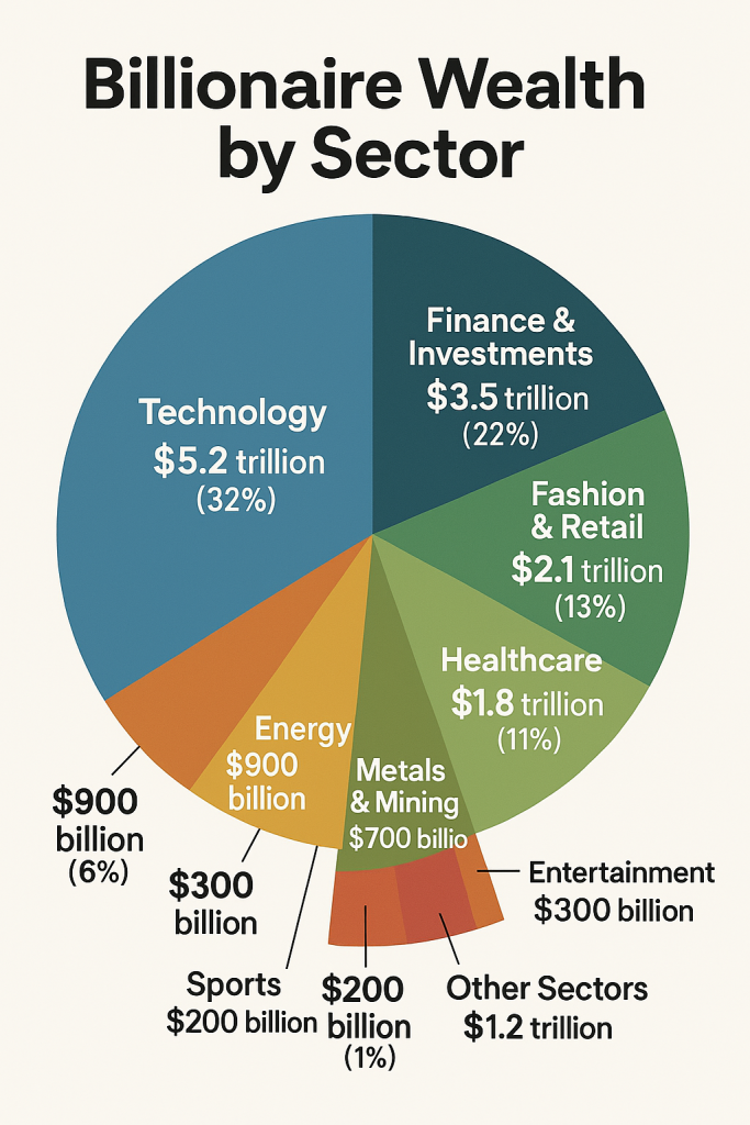 The 2025 Billionaires Breakdown: Tech Titans, Finance Moguls, and the ...