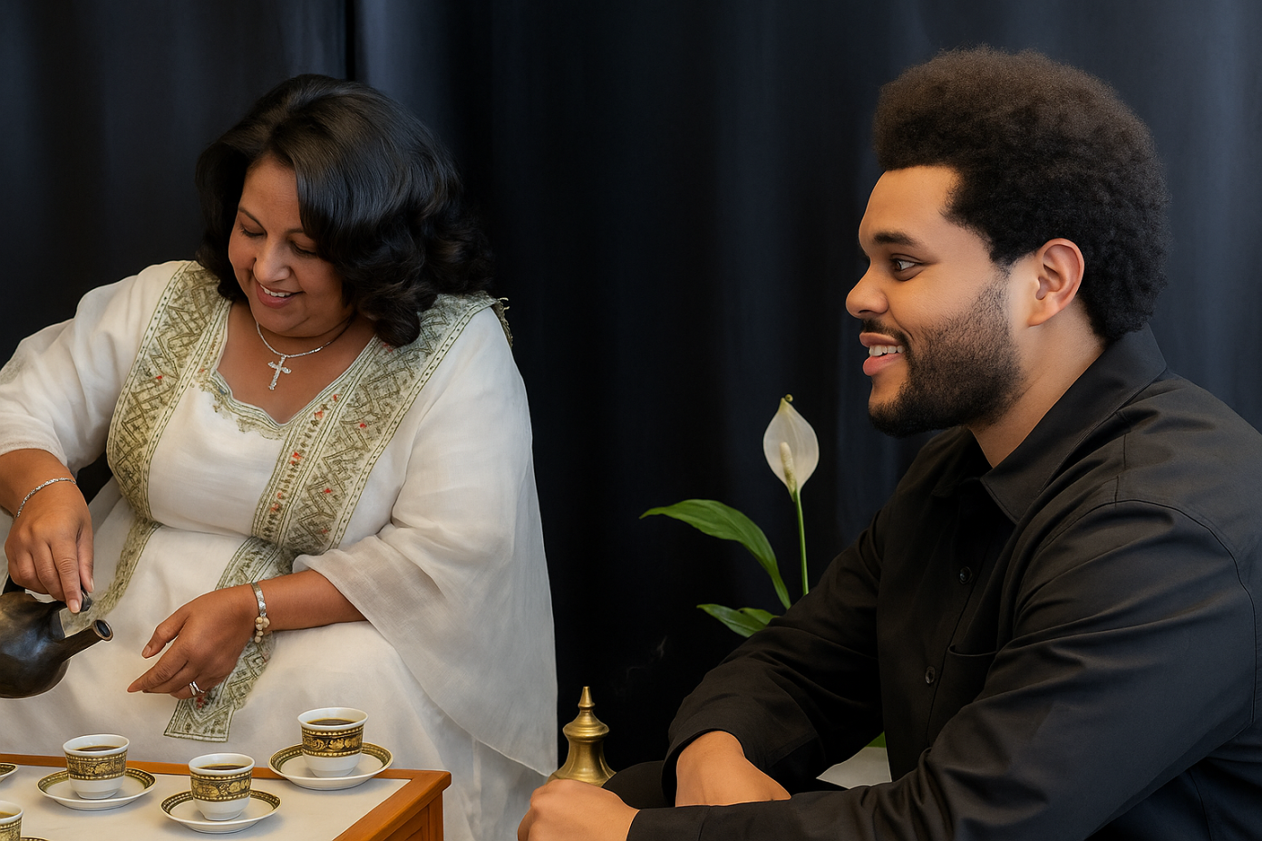 The Weeknd and His Mother Bring Ethiopian Coffee Culture to the World ...